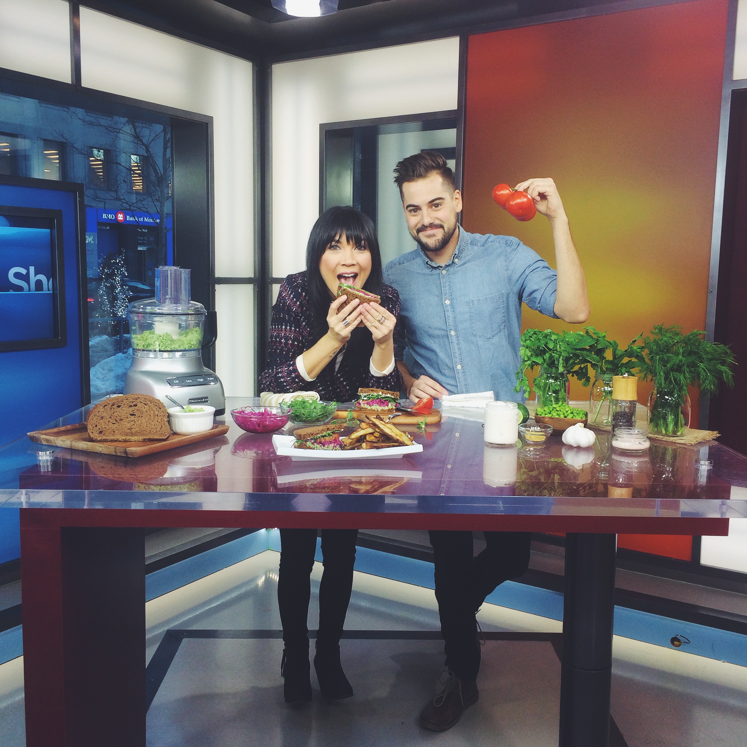 Global Morning Show Toronto | Hot for Food Vegan TV Segment