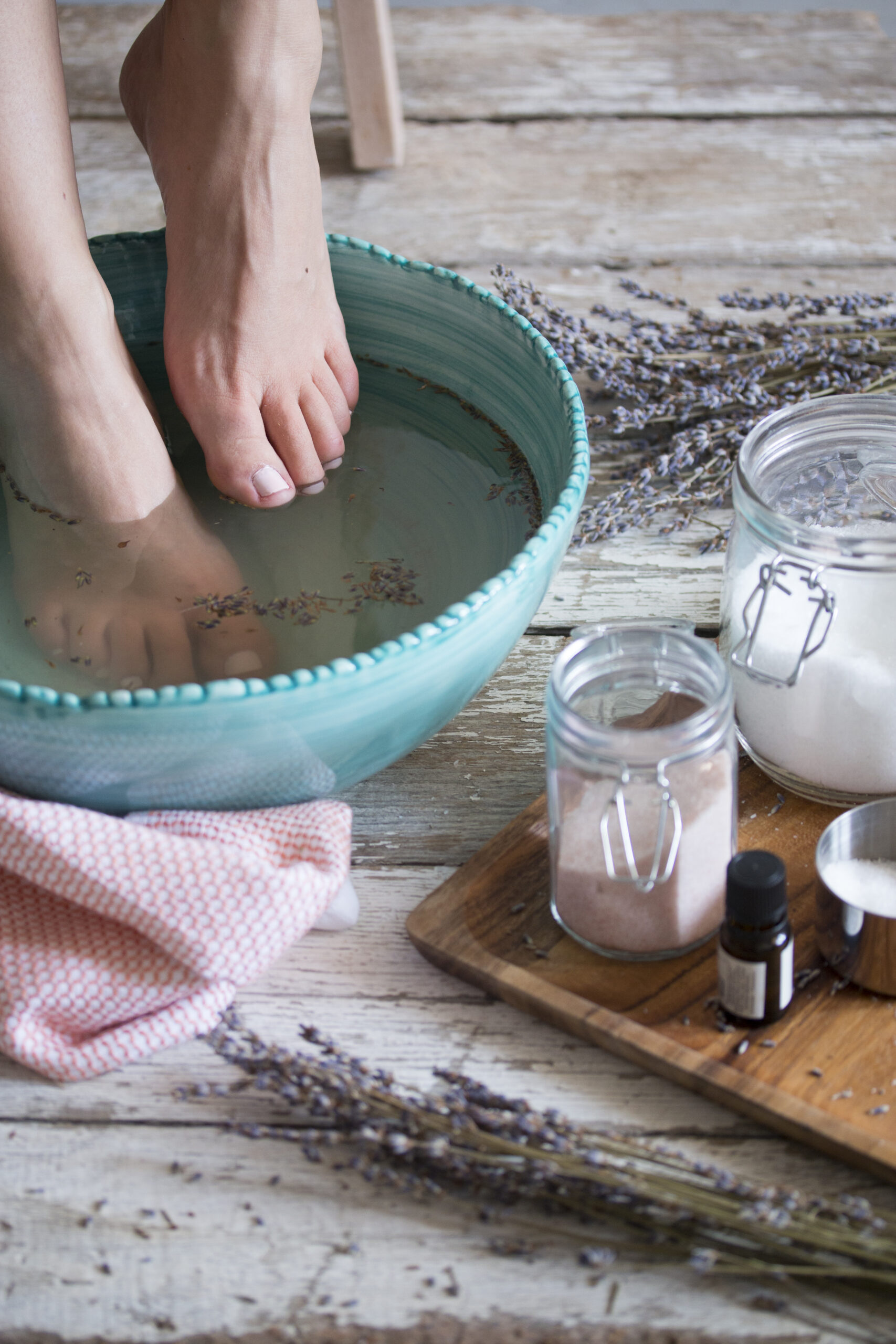 lavender foot soak - hot for food