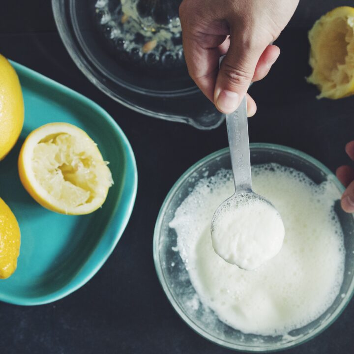 lemon scouring scrub - hot for food