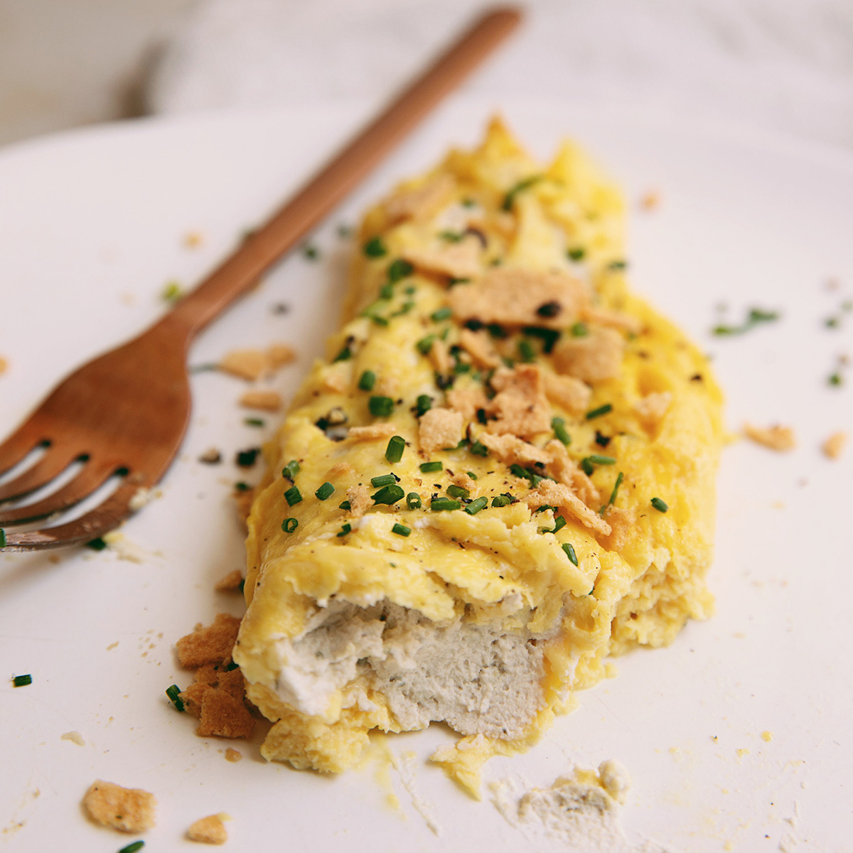 vegan omelette (the one from 'The Bear') - hot for food